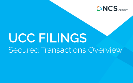 Whitepaper: UCC Filings Secured Transactions Overview | NCS Credit